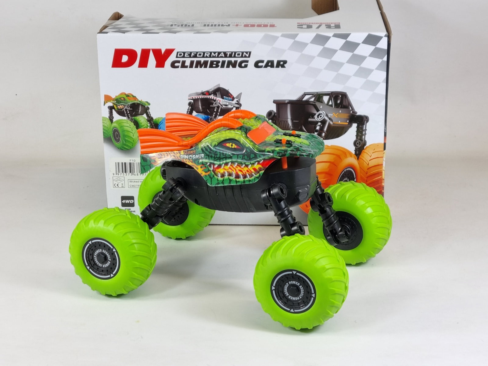 RC Monster Truck - Transformer Dinosaur 4WD 2.4G Rock Crawling Pond Sw ...